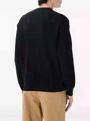 Auralee Ribbed Sweater - Black