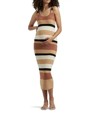 Ripe Maternity Stripes Day Dresses