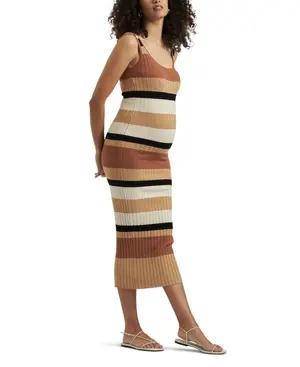 RIPE MATERNITY Sarah Stripe Dress - Multi