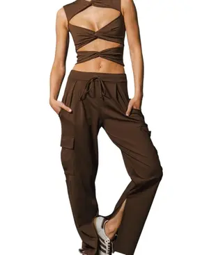 PORT DE BRAS Slit Cargo Pant