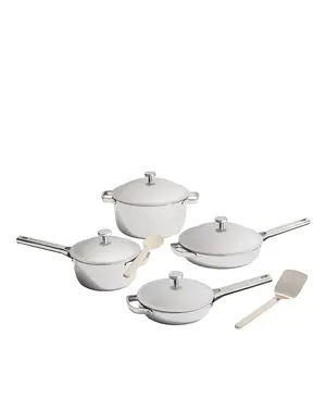 OUR PLACE Titanium Pro Cookware Set - Chrome