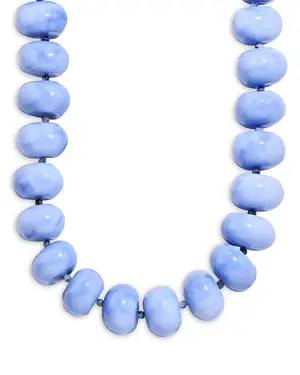 Baublebar Mildred Beaded Necklace - Light Blue