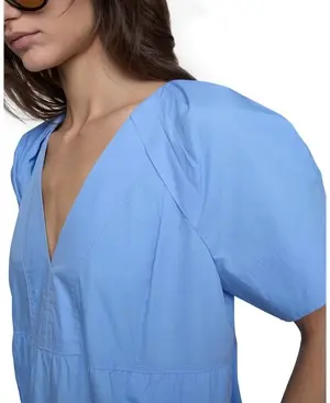 Rebecca Minkoff Vera Tiered Mini Dress - Azure