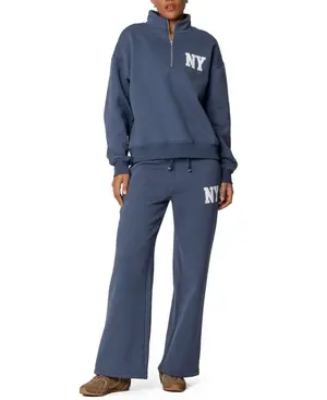 EDIKTED Quarter Zip Sweatshirt