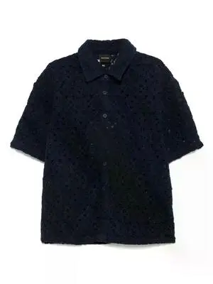 DAILY PAPER Lace Shield Shirt - Blue