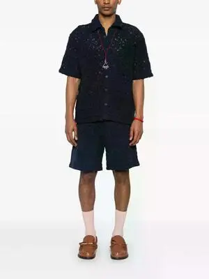 DAILY PAPER Lace Shield Shirt - Blue
