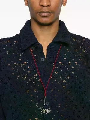 DAILY PAPER Lace Shield Shirt - Blue
