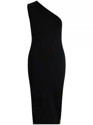 PATOU One-shoulder Knitted Midi Dress
