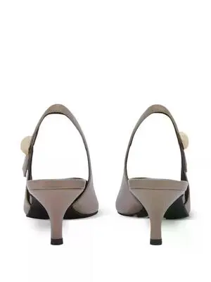 Furla Leather Slingback Pumps