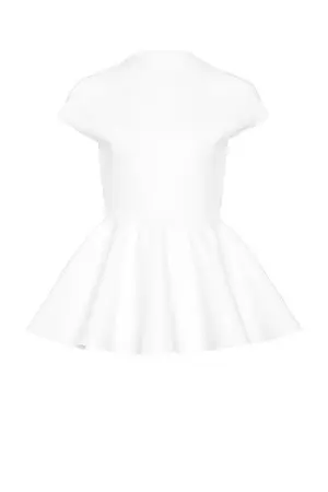 White Peplum