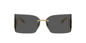 Dolce & Gabbana Rectangle Sunglasses - Gold