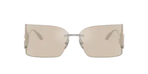 Dolce & Gabbana Dolce&Gabbana Rectangle Sunglasses Silver