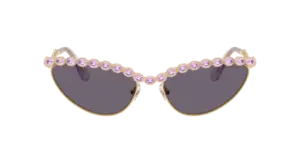 SWAROVSKI Cat-eye Sunglasses - Gold