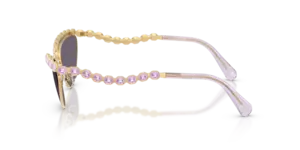 SWAROVSKI Sk7030 Sunglasses - Gold