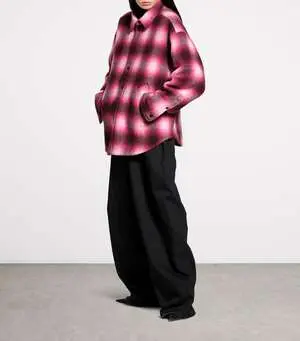 Balenciaga Wool Plaid Jacket