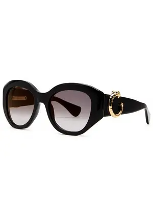 CARTIER Panthère De Oversized Sunglasses - Black