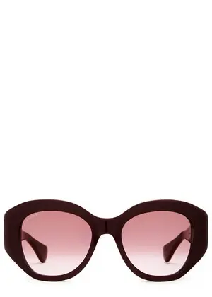 Cartier Panthère De Oversized Sunglasses - Red