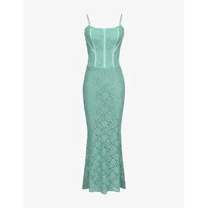Corset Lace Maxi Dress