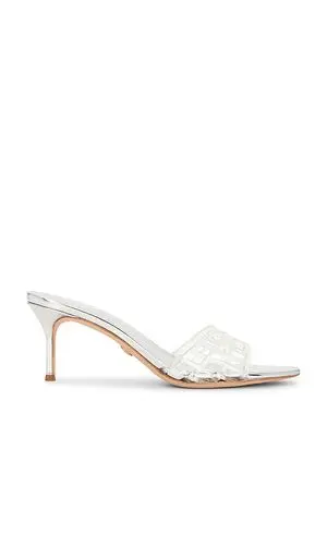 Veronica Beard Tia Jelly Heel - Clear & Silver