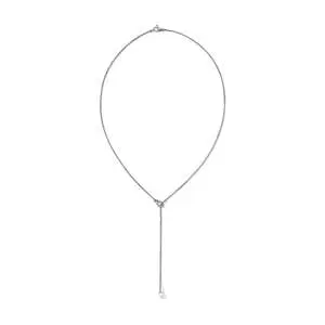John Hardy Y Necklace With Diamond And Pearl