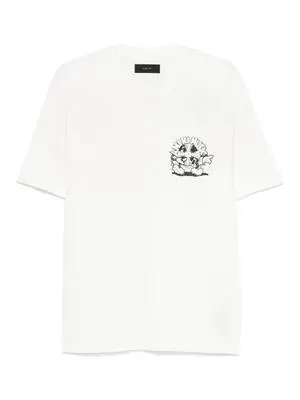 Amiri Music Record T-shirt - Neutrals