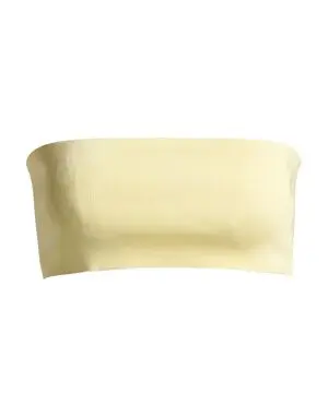 Fabiana Filippi Viscose And Polyester Blend Tube Top - Yellow