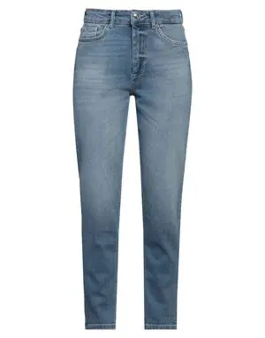 Only Mom Jeans In Medium Wash Cotton With Elastane