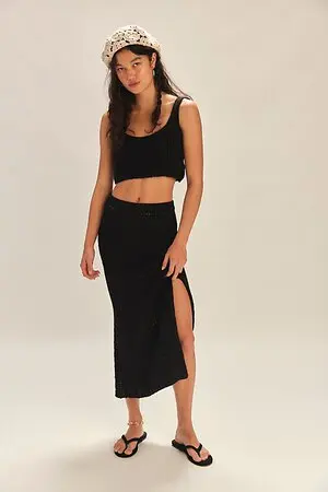 Free People Havana Knit Sweater Set