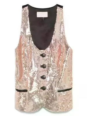 MITILIANE COUTURE Sequined Waistcoat