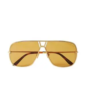 TOM FORD Stavros Aviator-style Sunglasses - Gold