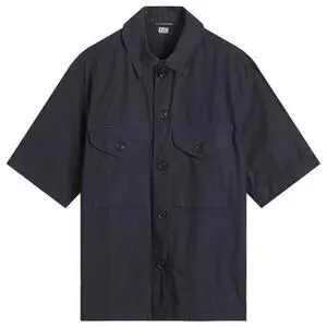 C.P. COMPANY Boxy Short Sleeve Shirt - Total Eclipse
