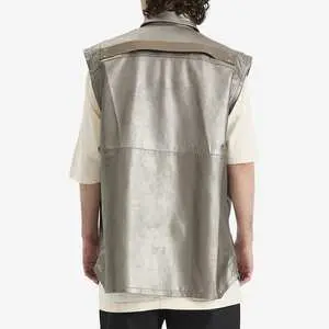 Rick Owens Leather Jumbo Outershirt