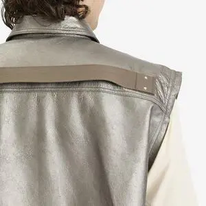 Rick Owens Leather Jumbo Outershirt