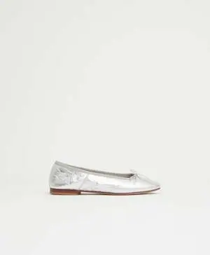 MANSUR GAVRIEL Dance Ballerina Crinkle Silver