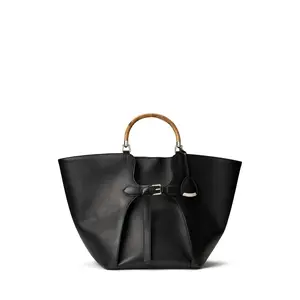 Ralph Lauren The Large Calfskin Tote - Black