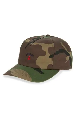 NOAH Anchor Logo Baseball Cap - Camo