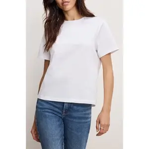 Good American Classic Cotton T-shirt - White001