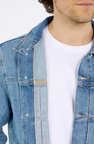 Guess Selvedge Denim Trucker Jacket