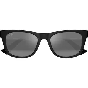 Maui Jim Kaulike Rectangular Sunglasses - Black