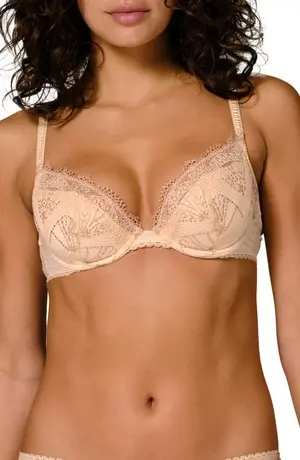 Simone Perele Allure Push-up Underwire Bra - Chic Beige