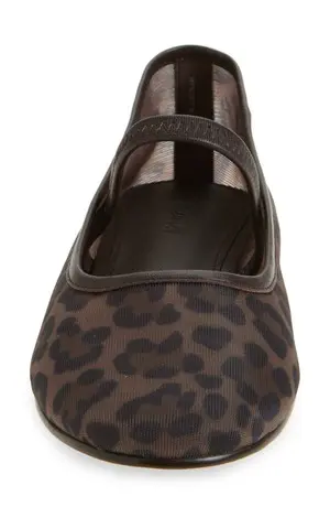 Madewell The Greta Leopard Mesh Ballet Flat