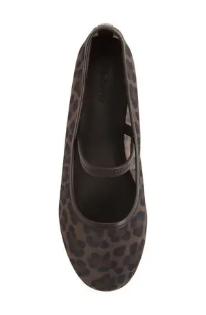 Madewell The Greta Leopard Mesh Ballet Flat