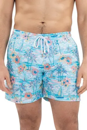 Kenny Flowers The Bvisswim Trunks - Light Blue