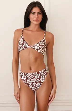 DIPPIN DAISY'S Dippin Daisys Zen Knotted Triangle Bikini Top Lani