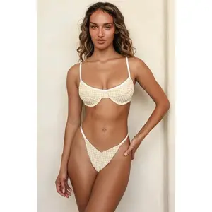 DIPPIN DAISY'S Dippin Daisys West Coast Underwire Bikini Top Latte/ivory