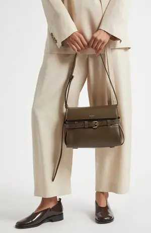 Moschino Small Leather Shoulder Bag