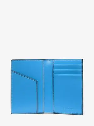 Michael Kors Hudson Signature Logo Folio Card Case In By