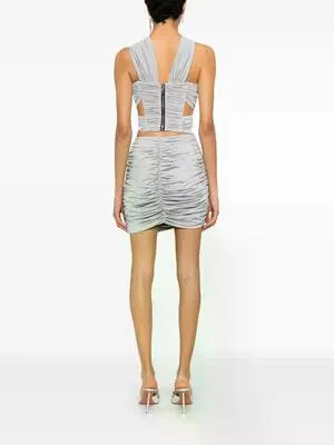 MITILIANE COUTURE Draped Cut-out Mini Dress