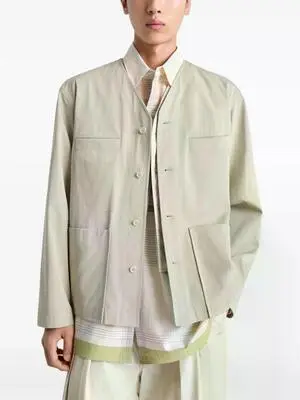 LEMAIRE Collarless Shirt Jacket
