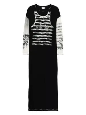 Jean Paul Gaultier Round Neck Day Dresses